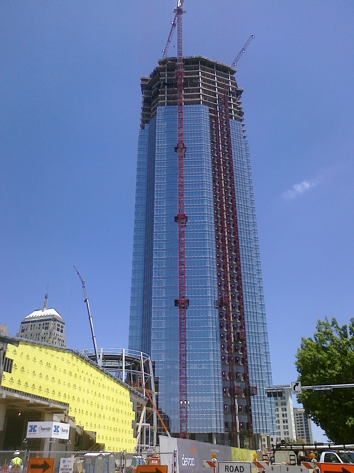 OKC Devon Tower Construction: Construction Progress of Devon Tower 05 ...