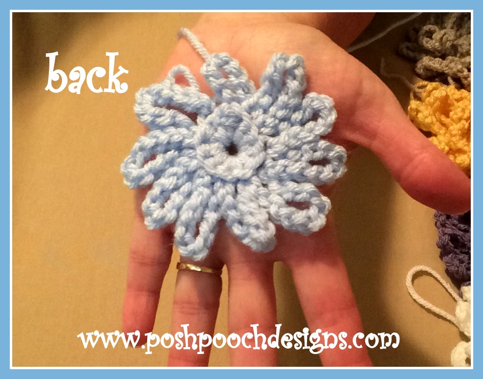Posh Pooch Designs : Loopy Flower Crochet Pattern | Posh Pooch Designs