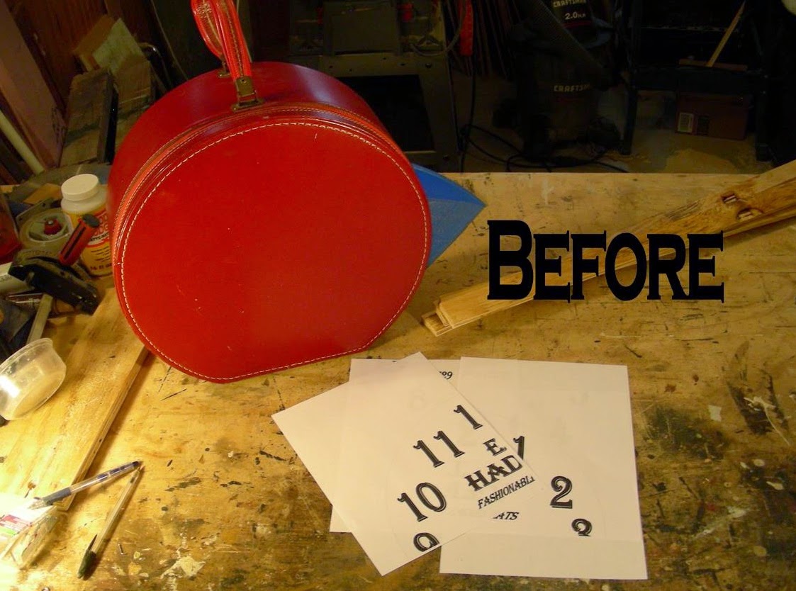 Destinations Vintage... Upcycled & Repurposed Stuff: Suitcase Hatbox ...