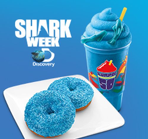 7-Eleven Follows Up Red Slurpee Donut with New Blue Slurpee Donut