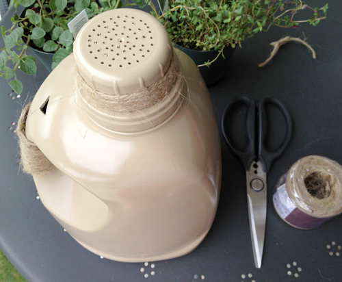 What Grace Cooked: Gardening DIY: Making a Watering Can