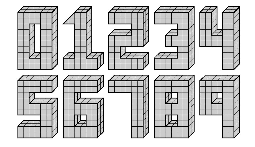 Tecnología 1º E.S.O.: Números en 3D