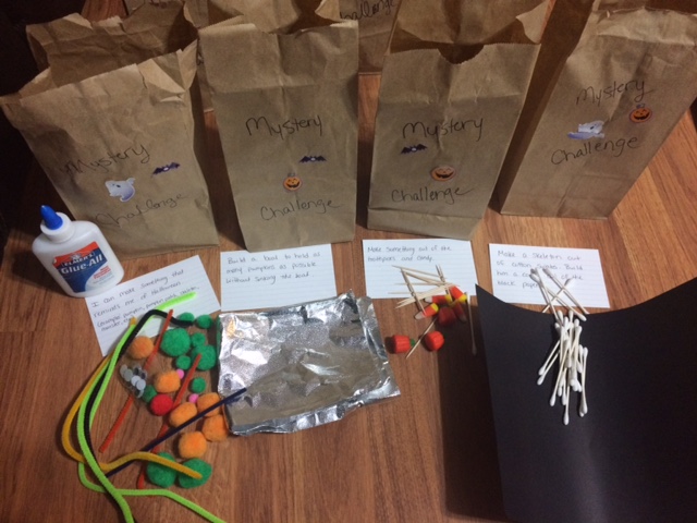 Working Mom Wonders: STEM Halloween Mystery Bags