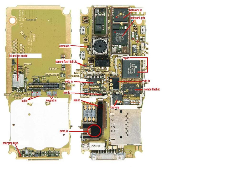 Gambar IC pada merek hp nokia