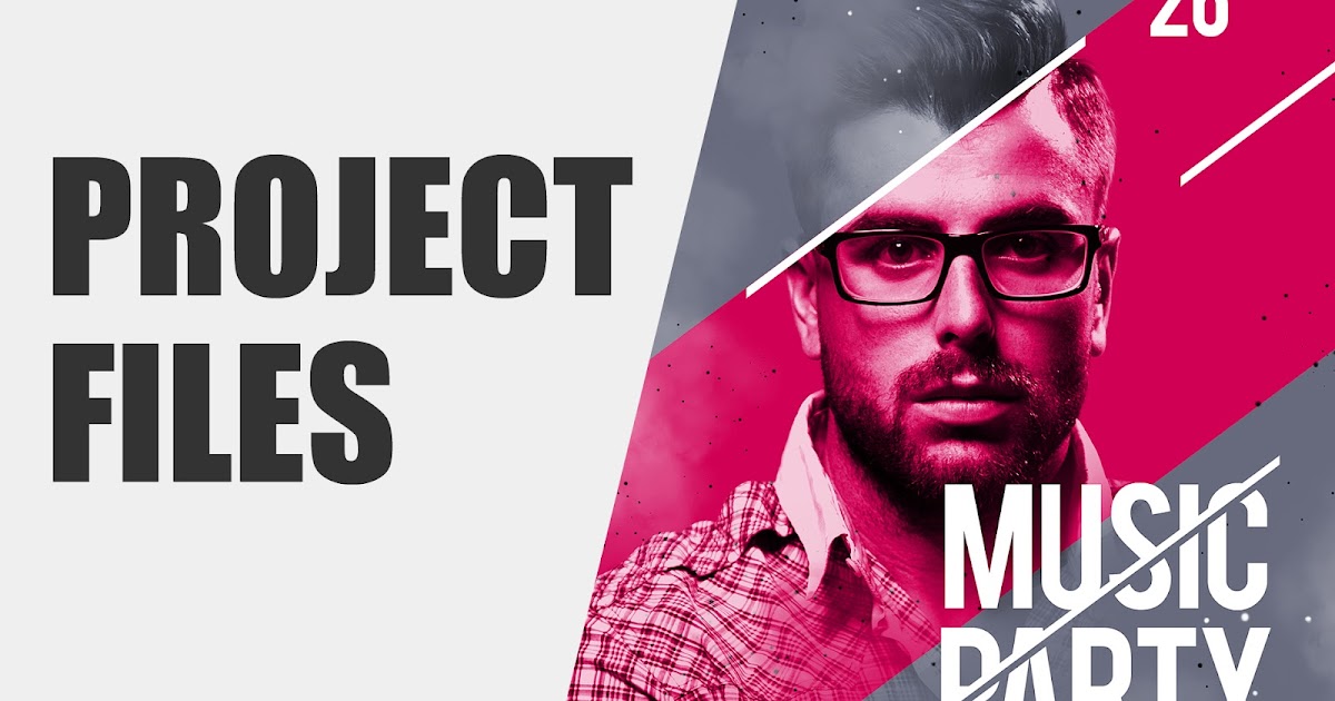 Music Poster | Poster Design in Photoshop | click3d | Project Files