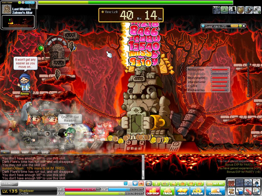~CryZ~: MapleStory Post "Zakum Run"