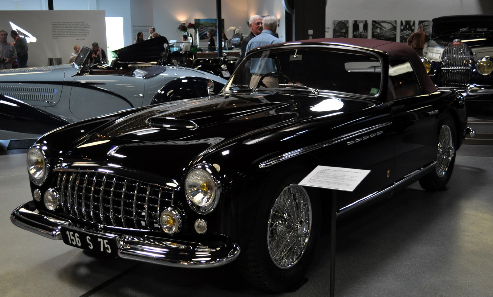 2 Talbot Lago cars at the Mullin museum, a 1929 M75 De Vizcaya, and a ...