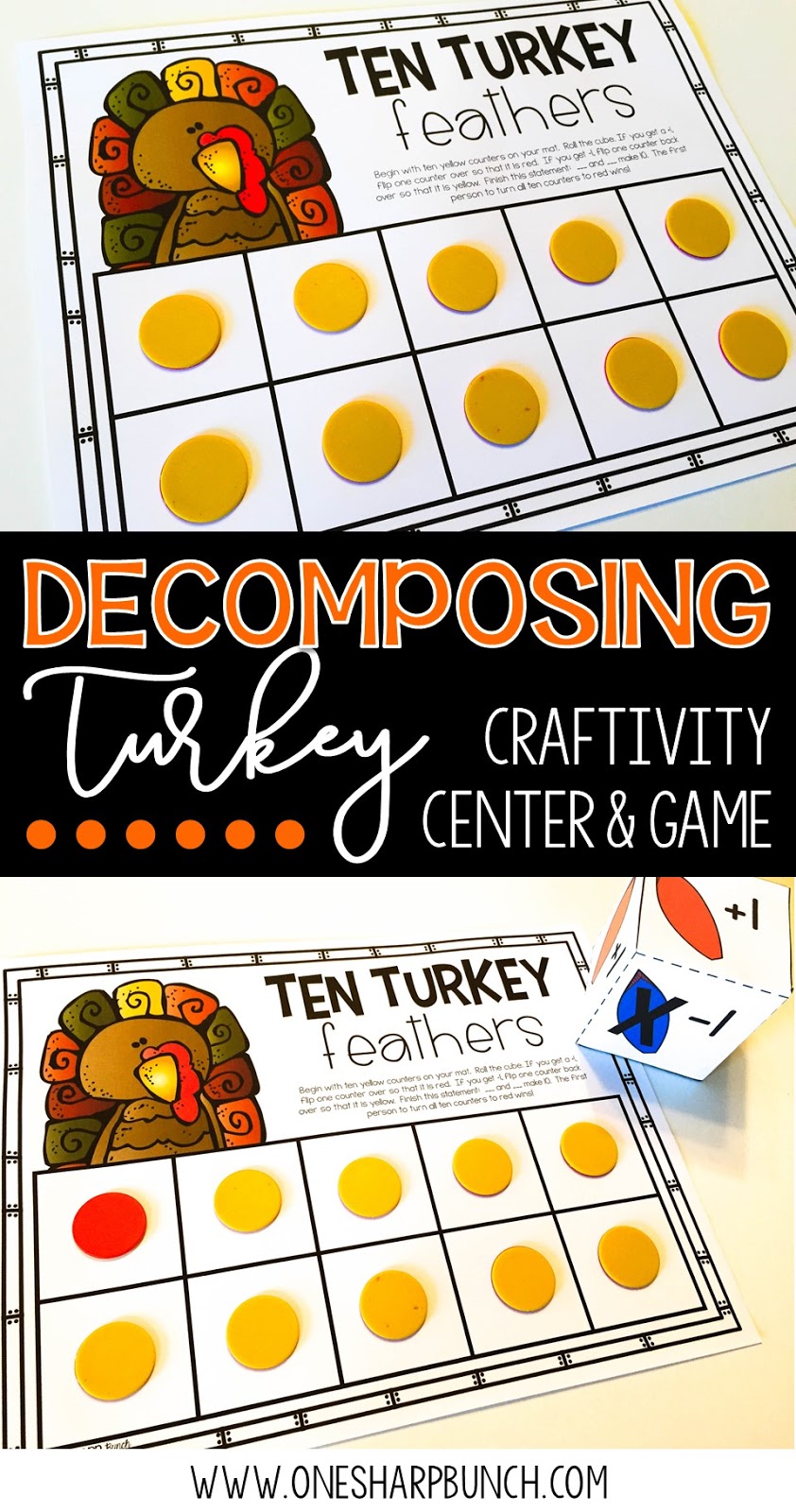 Building Number Sense with Decomposing Turkey - One Sharp Bunch
