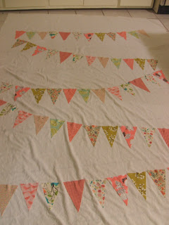 Laughing at the Days to Come: Pennant Quilt