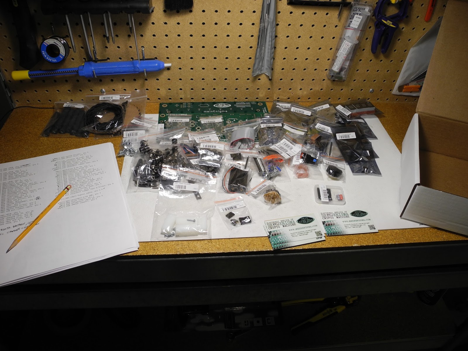Jeff Tranter's Blog: The MeinEnigma Enigma Machine Kit - Assembly