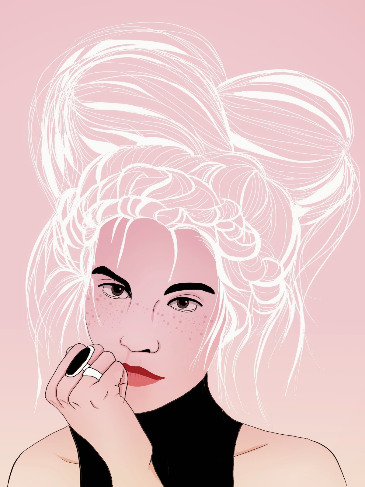 Tumblr Braid Drawing