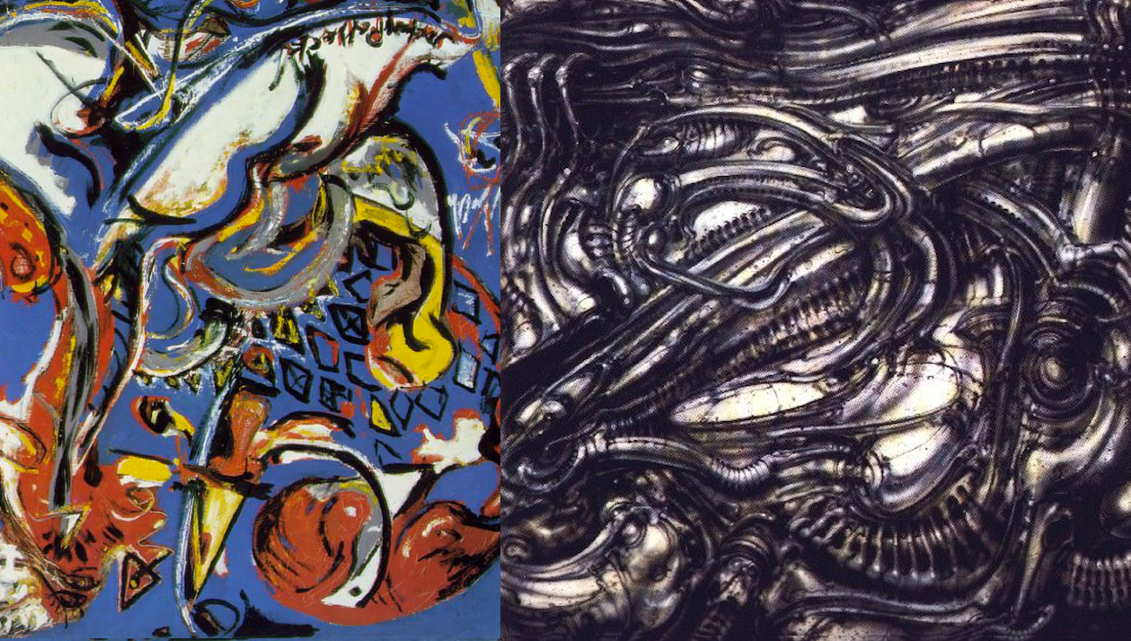Alien Explorations: HR Giger's Biomechanical Landscape II (work 417) (1979)