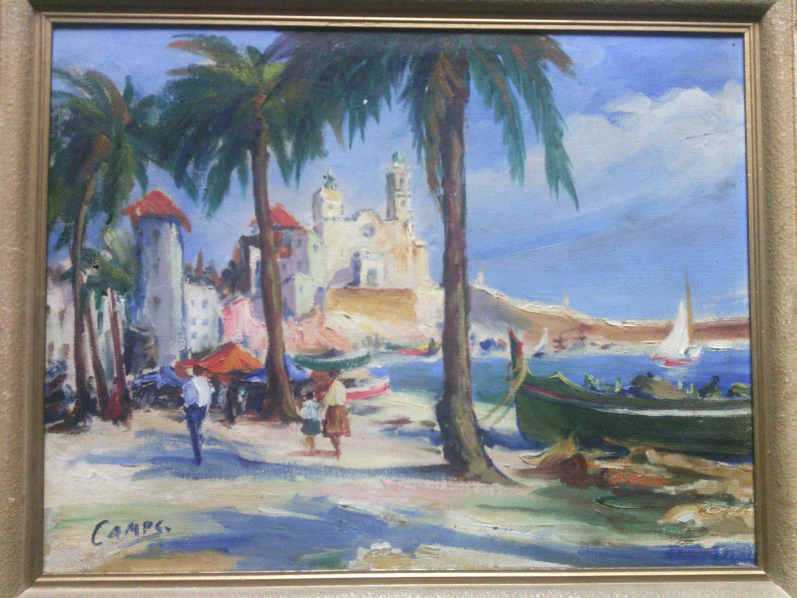 Collecting exquisite art at affordable prices: Painting of Sitges by ...