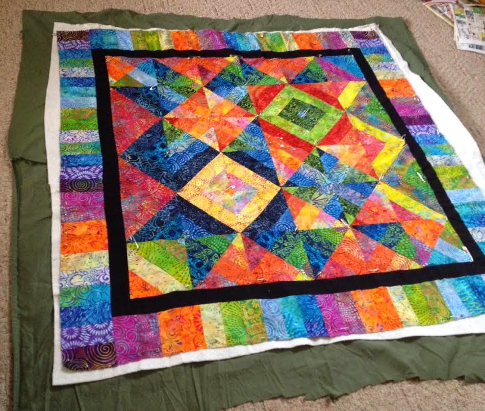 Kathleen Taylor's Dakota Dreams: Batik Jelly Roll Lap Quilt- Part 3
