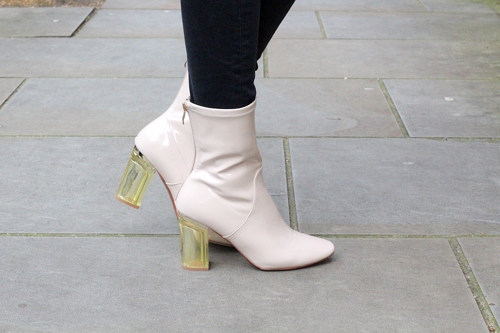 Cream Perspex Boots — Peexo - Style, Beauty and Home in London
