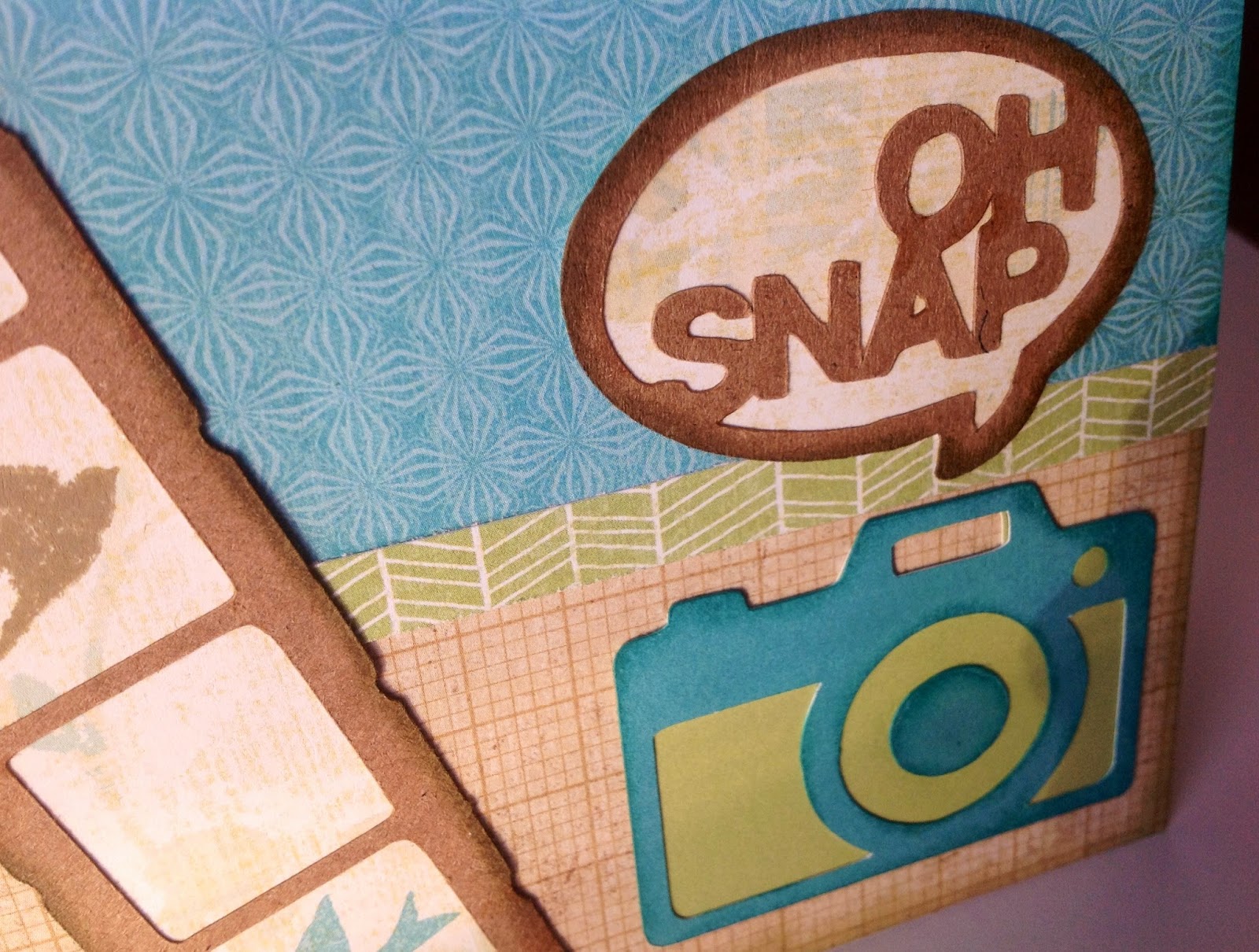 Scrapbooking Sue: Skylark "Oh Snap" Card