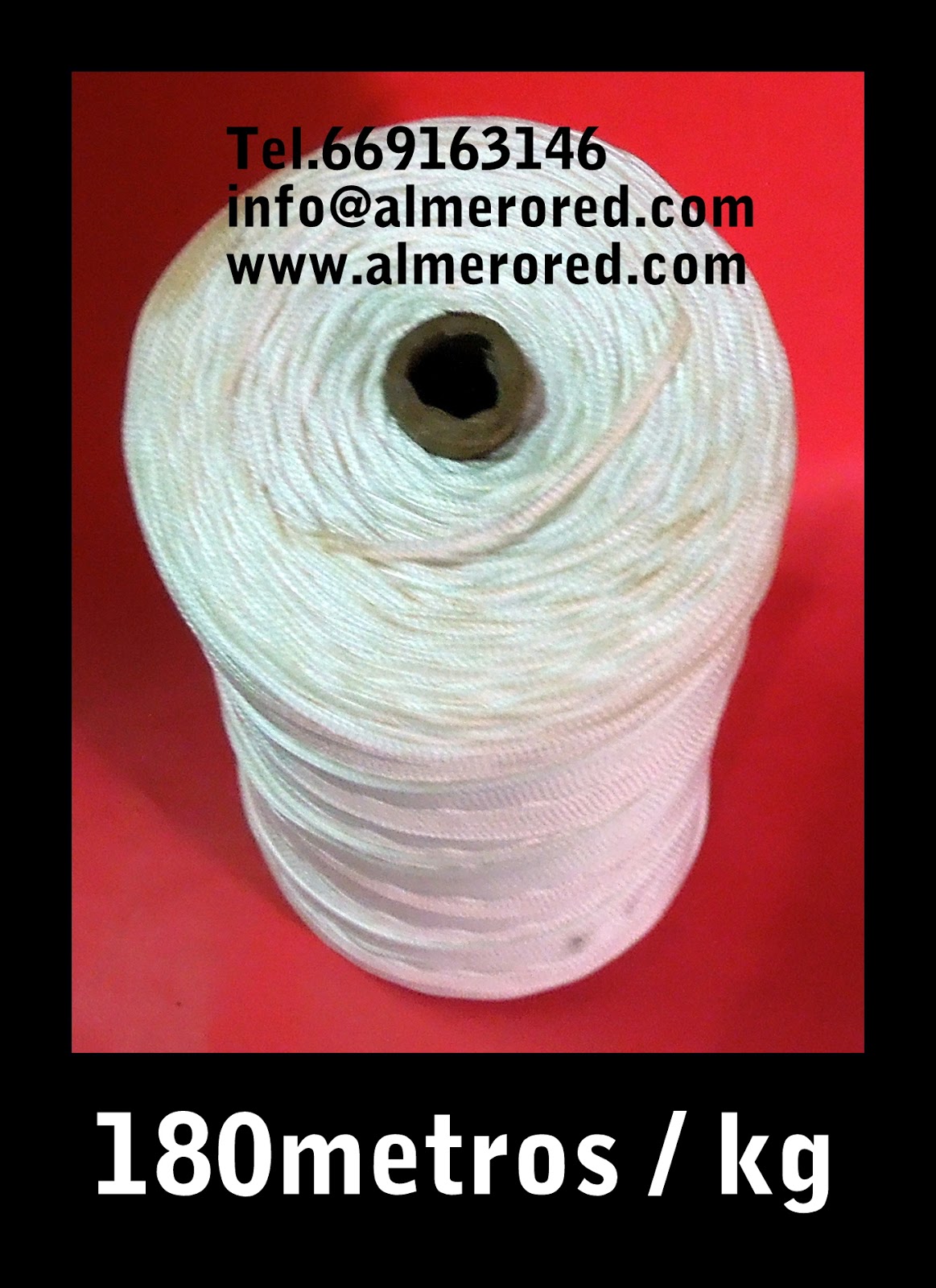 Hilo nylon trenzado 4840/4 - Almerored