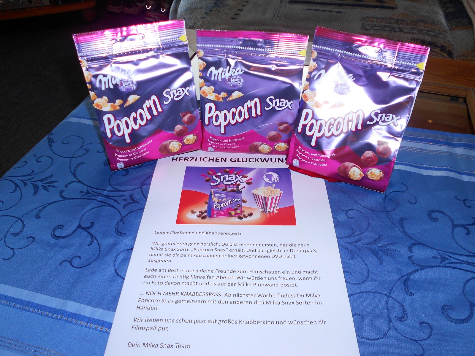 Mimmi´s Teststrecke: Milka "Popcorn Snax"