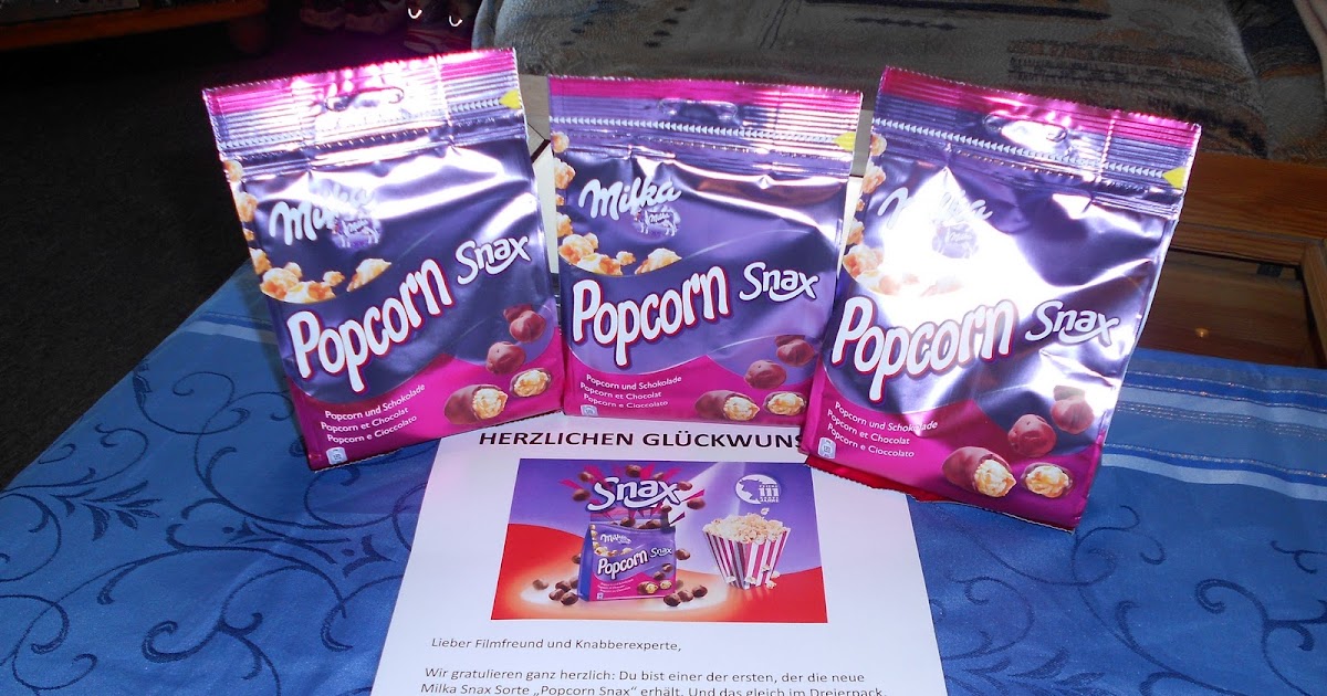 Mimmi´s Teststrecke: Milka "Popcorn Snax"