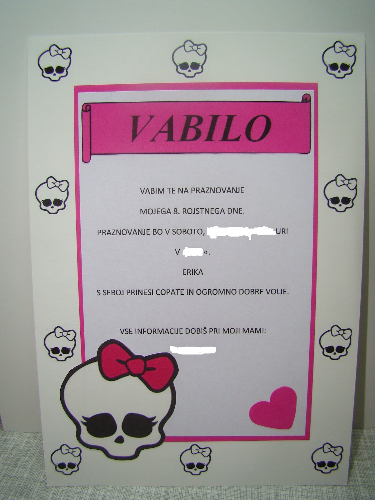 Karmen ustvarja: Vabilo