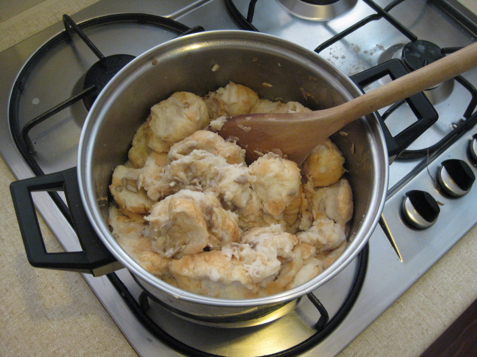 Chook porridge - cheap chook food!