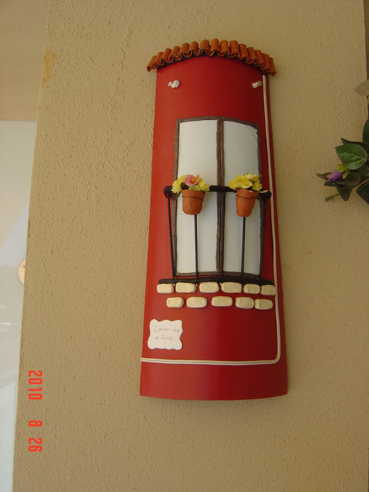 El rincón de Ague: Tejas pintadas