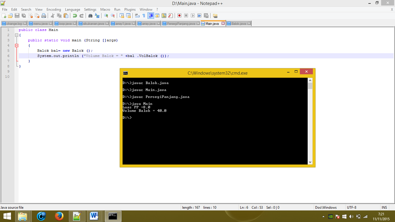 PENGETAHUAN: PROGRAM JAVA BERBASISKAN POLYMER