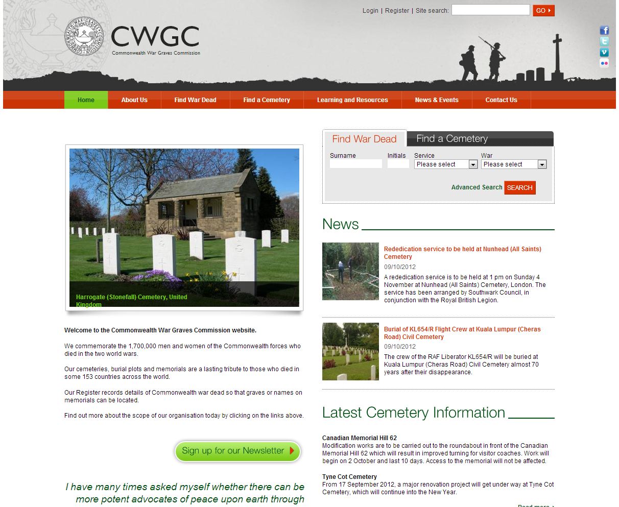 Our Future Rooted in Our Past: Commonwealth War Graves Commission