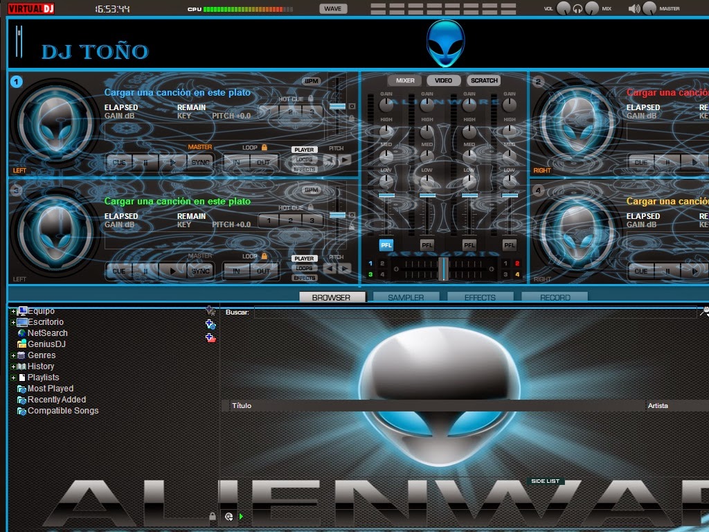 skin vdj: Alien Color