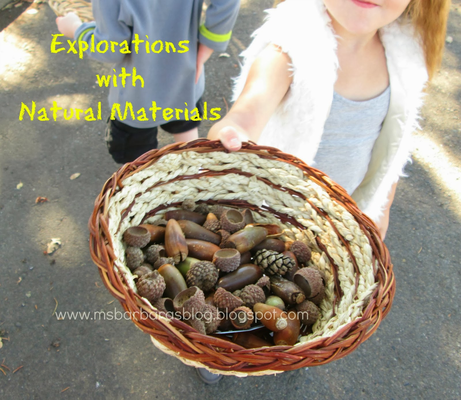 For the Children: Fall Explorations with Natural Materials