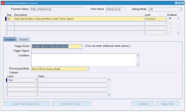 oracle concepts for you: Forms Personalization in Oracle Apps R12 ...