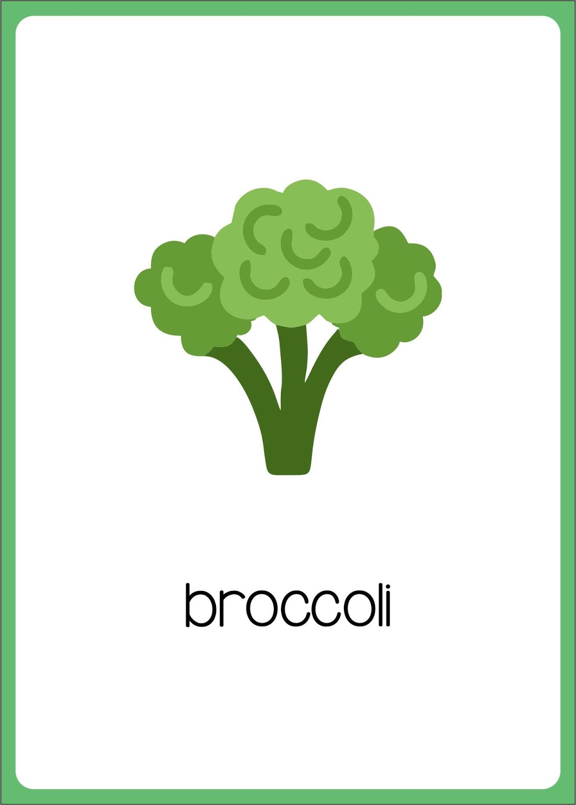 FOOD FLASHCARDS - BABY FIRST WORDS