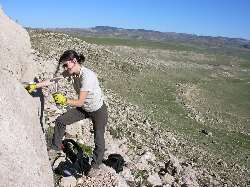 Rock deformation or crustal deformation: - Geology