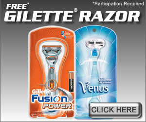 Free Gillette Razor [Exclusive] - Free Stuff