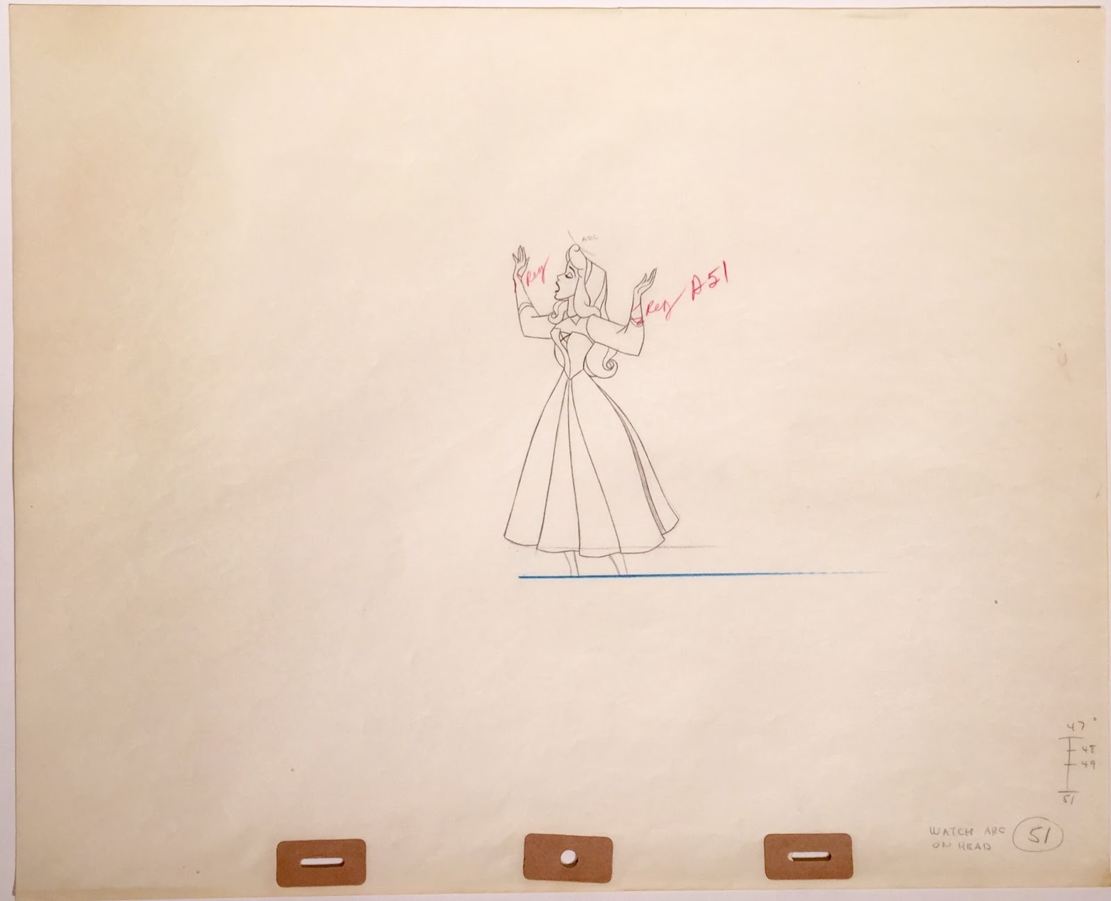 Animation Collection: Original Production Animation Drawing of Briar ...