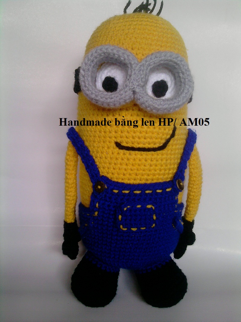 Thú nhồi bông Minion bằng len handmade | Handmade bằng len