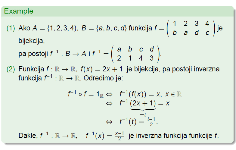 M A T E M A T I K A P N: DOPUNSKA NASTAVA - FUNKCIJE I FUNKCIONALNE JEDNAČINE