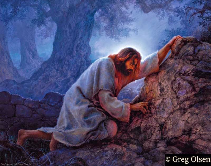 Principles of Jesus Christ: Gethsemane "great drops of blood falling ...