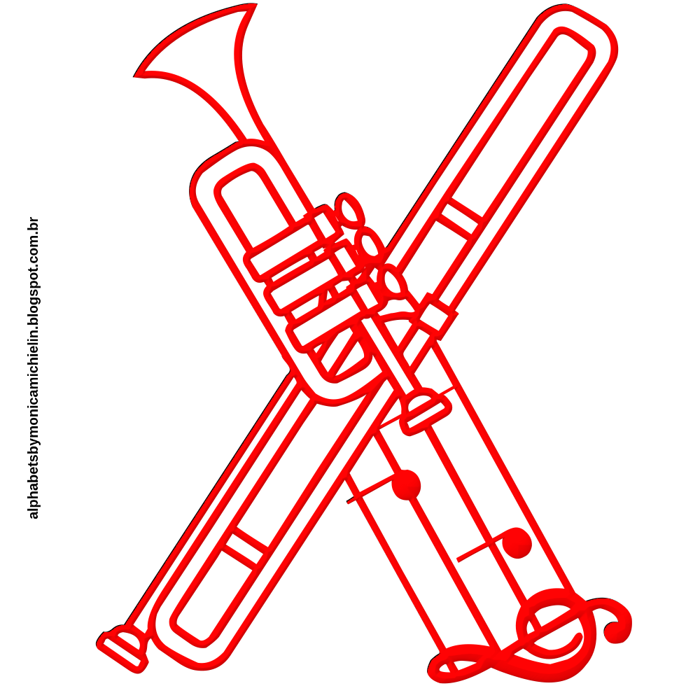 M. Michielin Alphabets: ALFABETO DE INSTRUMENTOS MUSICAIS PNG, MUSICAL ...