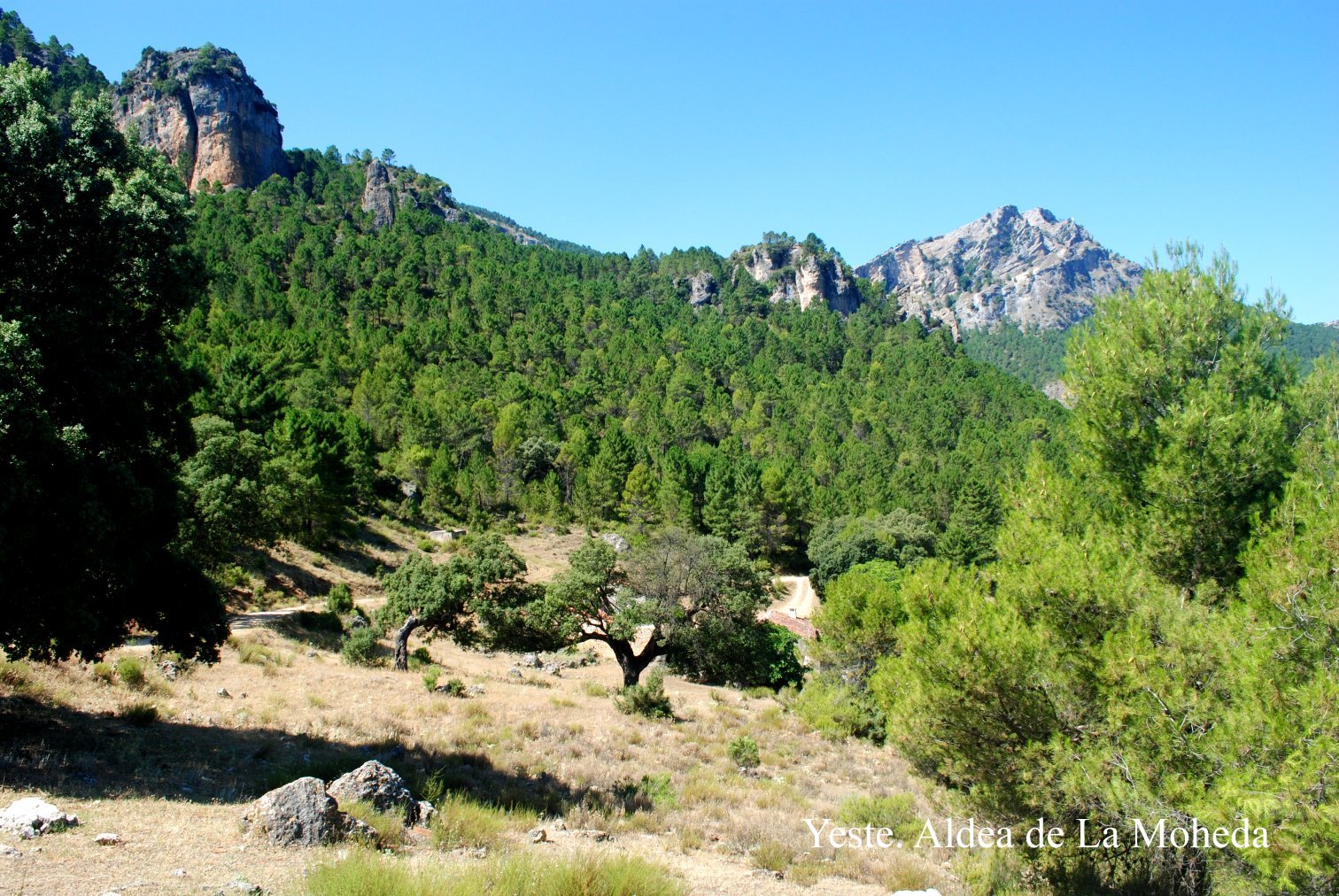 Yeste. Albacete. Paisajes: YESTE. Aldea de La Moheda