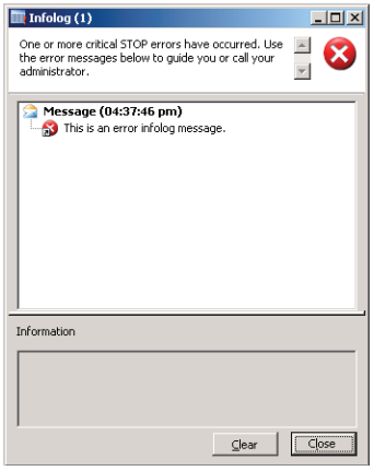 Microsoft Dynamics AX/365: Infolog