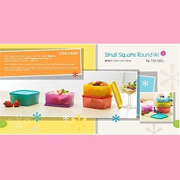 Small Square Round | Tupperware Bogor Online
