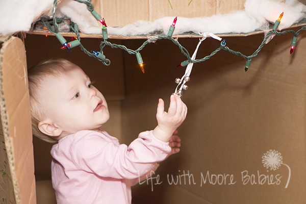 How to Make a Gingerbread Play House for Sensory Play - Life with Moore ...