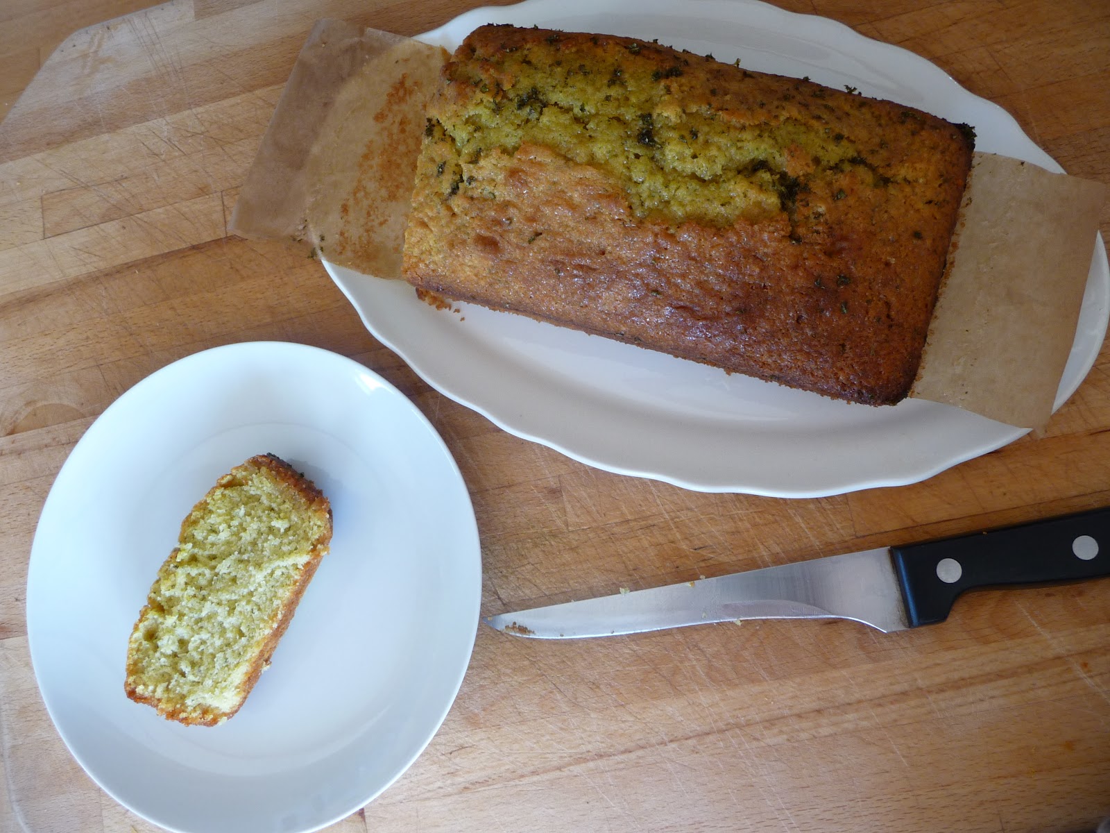 Lancashire Food: Lemon balm loaf cake