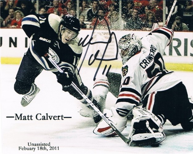 The Cardboard and Me: TTM Success: Matt Calvert