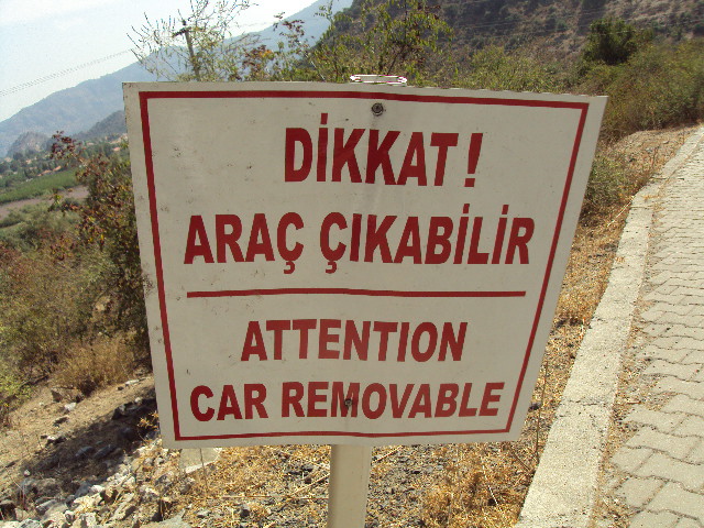 Hideous Belltown: Fun Turkish Signs