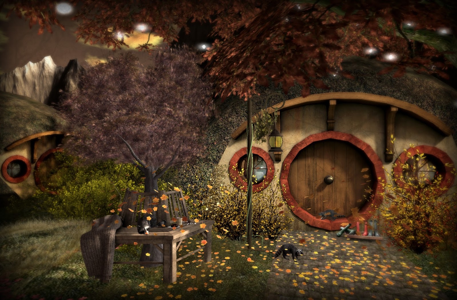 VirtualDesignNotebook: Autumn in the Shire