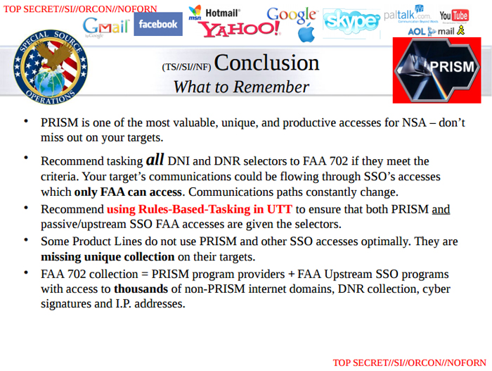 Electrospaces.net: What is known about NSA's PRISM program