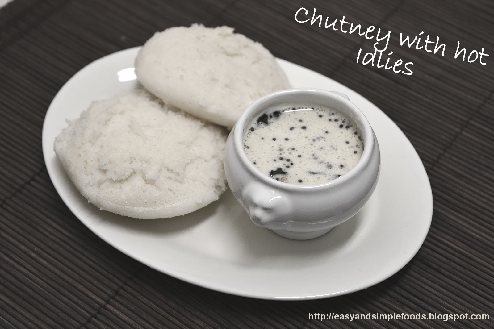 easy and simple foods: Thenga pottukadalai chutney