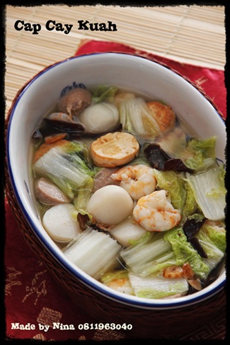 Cap Cay Kuah by Nina Herlina - KUMPULAN RESEP MASAKAN CINA